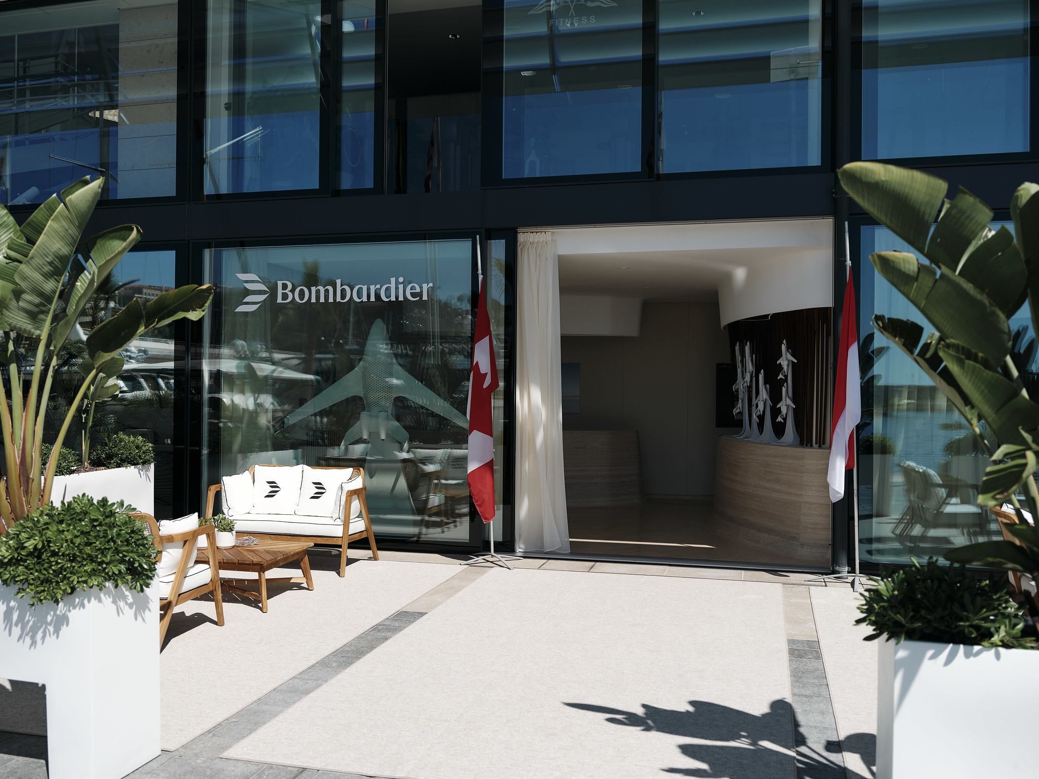 First Look: Inside Bombardier’s New Aviator Lounge in Monaco ...